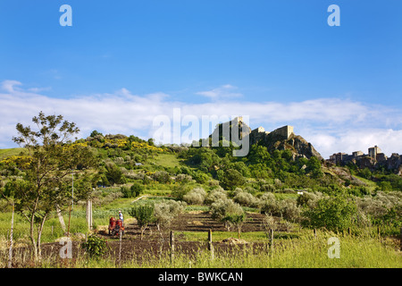 Castle, Sperlinga, Sicily, Italy Stock Photo - Alamy