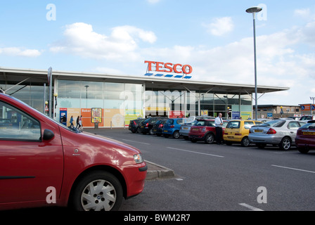 Tesco Super store Stock Photo - Alamy
