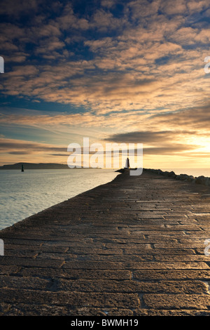 Poolbeg lighthouse and Power station Stock Photo - Alamy