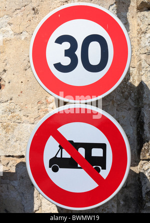 No Caravan sign Stock Photo - Alamy
