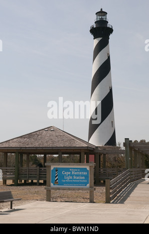 The Cape Hatteras Lighthouse, part of Cape Hatteras National Seashore ...