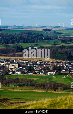 Looking down on Biggar in South Lanarkshire Stock Photo - Alamy