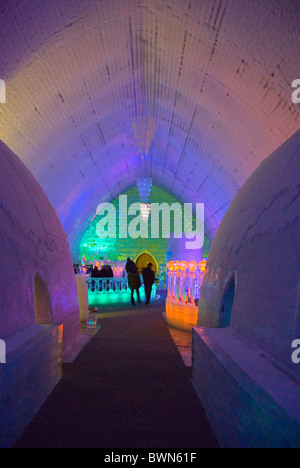 Aurora Ice Museum and Bar at Chena Hot Springs in Fairbanks, Alaska is ...