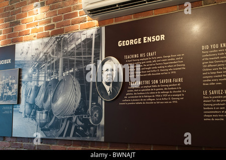 Ganong chocolate factory museum in Saint Stephen (St. Stephen), New ...