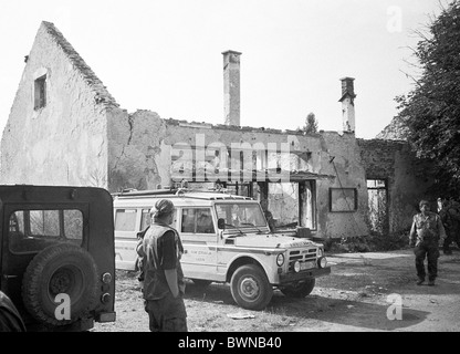 Operation Storm - Oluja - war in Croatia - Croatian soldier in Plaski ...
