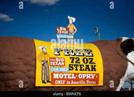 The Big Texan Steak Ranch in Amarillo Texas Stock Photo - Alamy
