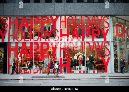 The DKNY fashion store, Madison Avenue, New York, United States Stock ...