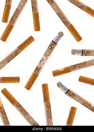cigarette and euro Stock Photo - Alamy