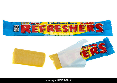 Swizzels Matlow new giant original lemon flavour Refreshers Stock Photo ...