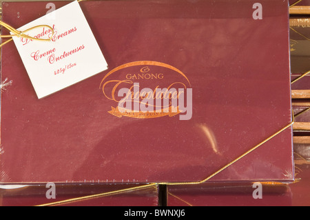 Chocolates at the Ganong Chocolate factory shop store in Saint Stephen ...