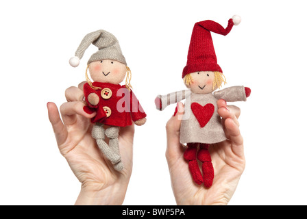 Hands holding puppets Stock Photo: 78079922 - Alamy