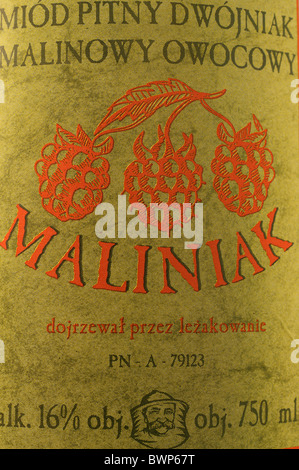 Label of Polish finest drinking mead honey wine Dwojniak Staropolski ...