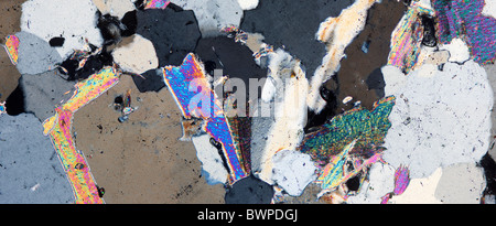 Griesen, Cross Polarised Microscope Image Stock Photo - Alamy