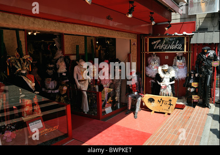 A Japanese girl shopping in the Harajuku Distric, Tokyo, Japan Stock ...