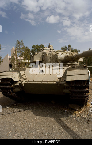 Israeli Centurian tank memorial on the Golan Heights, Israel Stock ...