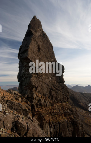 Am Basteir and the Basteir tooth, Cuillin ridge, Isle of Skye, Scotland ...