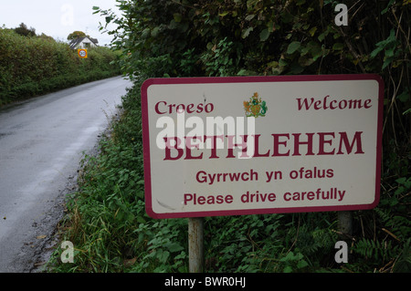 Bethlehem road sign Stock Photo - Alamy