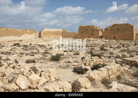 The ancient town and temple of Taposiris Magna is located on the banks ...