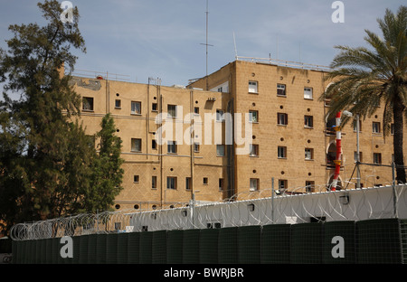 Formerly luxury hotel Ledra Palace, now headquarters of the UNO ...