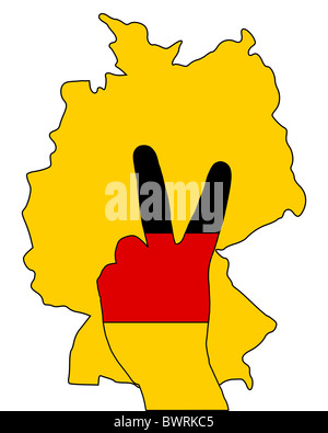 German hand signal Stock Photo - Alamy