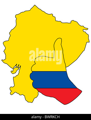 Ecuador hand signal Stock Photo - Alamy