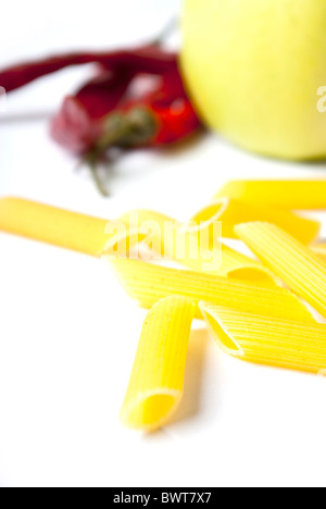 Spaghetti noodle twister Stock Photo - Alamy