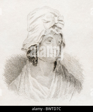 Charlotte Smith (1749-1806), English Romantic poet and novelist Stock ...