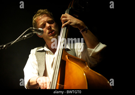 Ted Dwane of Mumford & Sons Stock Photo - Alamy