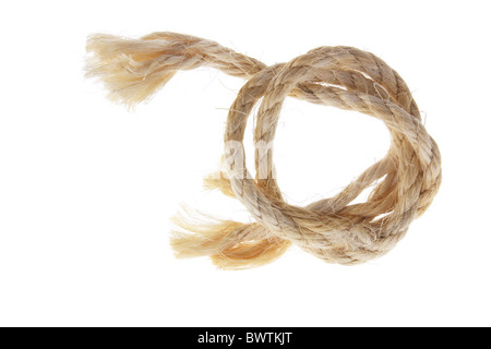A hemp rope loop Stock Photo - Alamy