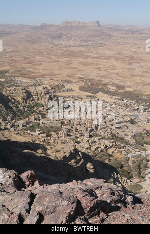 Yemen Kawkaban city Jebel Kawkaban Arabic Arabian Arab travel old town ...