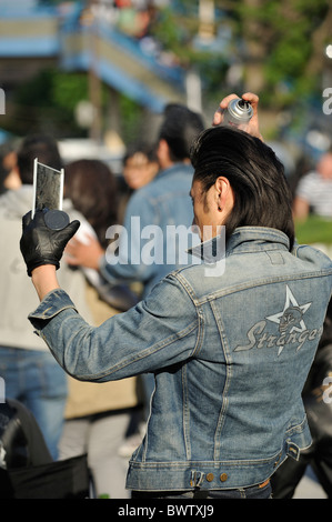 Rockabilly gang at Yoyogi Park, Harajuku, Tokyo, Japan Stock Photo - Alamy