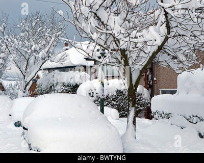 Record Snowfall in Sheffield Stock Photo - Alamy