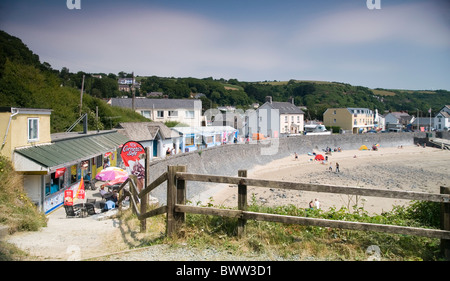 The beach at Pendine Sands in Carmarthenshire South Wales UK where ...