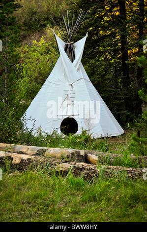 Ute American Indian Teepee Stock Photo - Alamy
