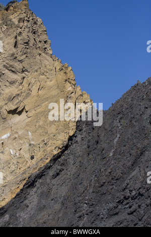 cinder and tuff volcanic rock formations Stock Photo - Alamy