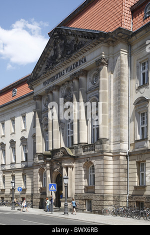 Main building of Viadrina University, Frankfurt (Oder), Brandenburg ...