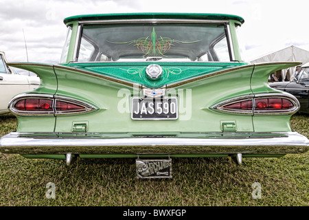 Rear view and tail fins of a 1959 Cadillac Eldorado Stock Photo - Alamy