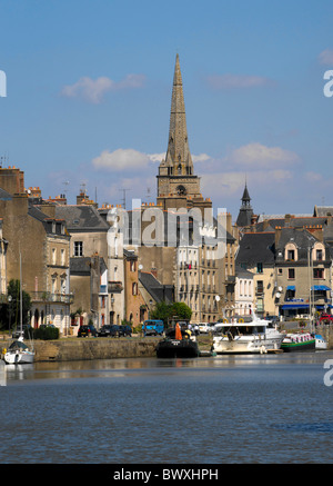 Redon formerly busy a sea port now a tourist route centre Stock Photo ...