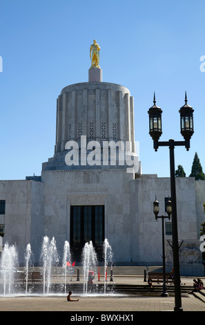 The Oregon State Capitol, located in downtown Salem, is a building ...