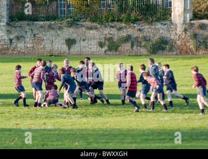school children playing rugby in the United Kimgdom Stock Photo - Alamy