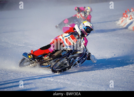 spikes of an ice speedway motorbike Stock Photo - Alamy