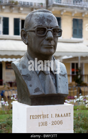 Georgios Ioannis Rallis, former Prime Minister, Old Town, Kerkyra ...