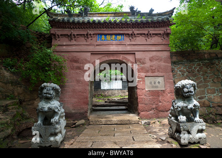 Entrance of the Qianshan National Park, Anshan, Liaoning Province ...