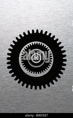 Interlocking gear cogs Stock Photo - Alamy