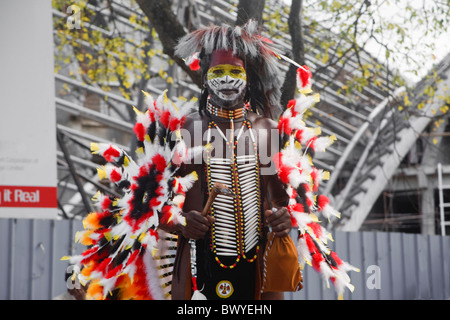 Trinidad Carnival; traditional mas; fancy sailor mas; Port of Spain ...