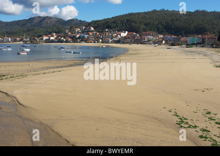 Os Picos Beach. Aldan, Galicia, Spain Stock Photo - Alamy