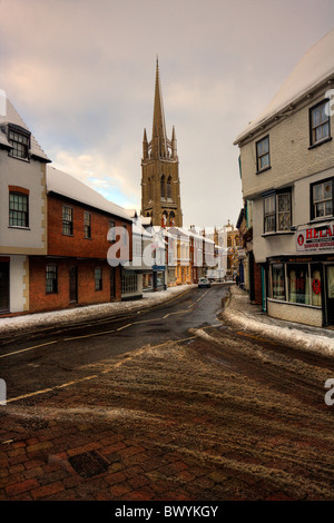Lincolnshire wolds, Louth, dramatic hdr enhanced sky Stock Photo - Alamy