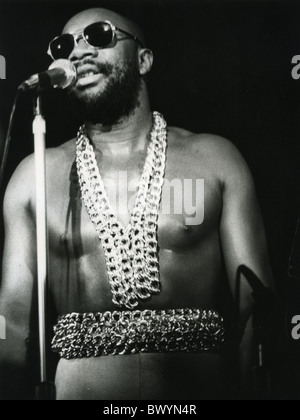 ISAAC HAYES (1942-2008) US singer and composer in 1973 Stock Photo - Alamy