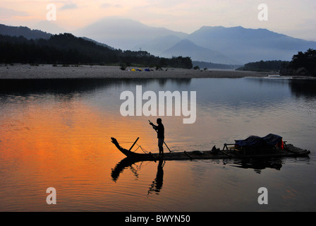 Nanxi River in Yongjia, Wenzhou, Zhejiang Province, China Stock Photo ...