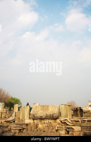 Ruins of Haiyan Tang, Yuanmingyuan Park, Beijing, China Stock Photo - Alamy